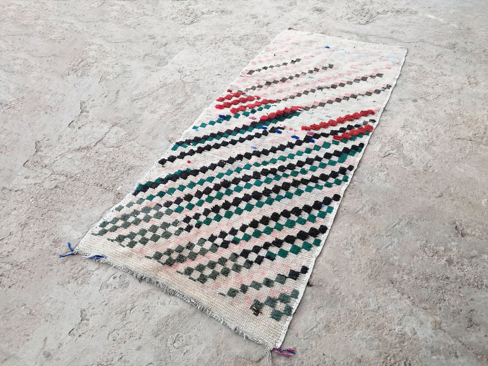 Sugarugs Moroccan Vintage Runner Rug 7x3 Ft 240 Cm X 95 Cm | Etsy