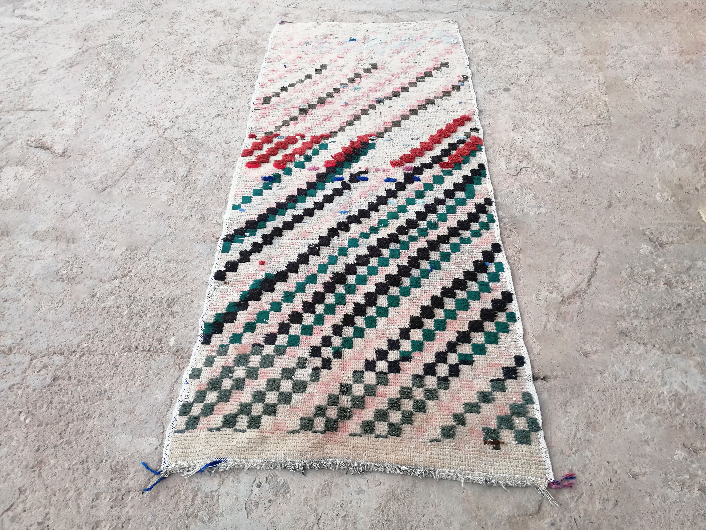 Sugarugs Moroccan Vintage Runner Rug 7x3 Ft 240 Cm X 95 Cm | Etsy