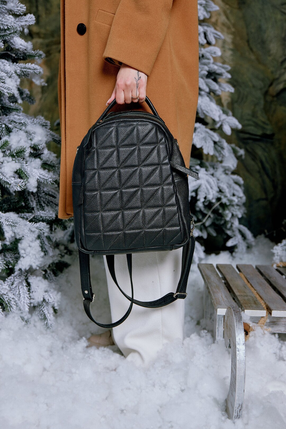 Cute Leather Backpack, Leather Backpack, Women Backpack, Monogrammed ...