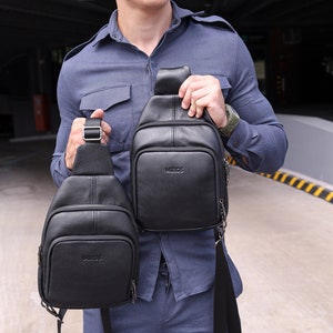 Modern Leather Backpack for Men - Versatile, Stylish, and Durable! - Etsy