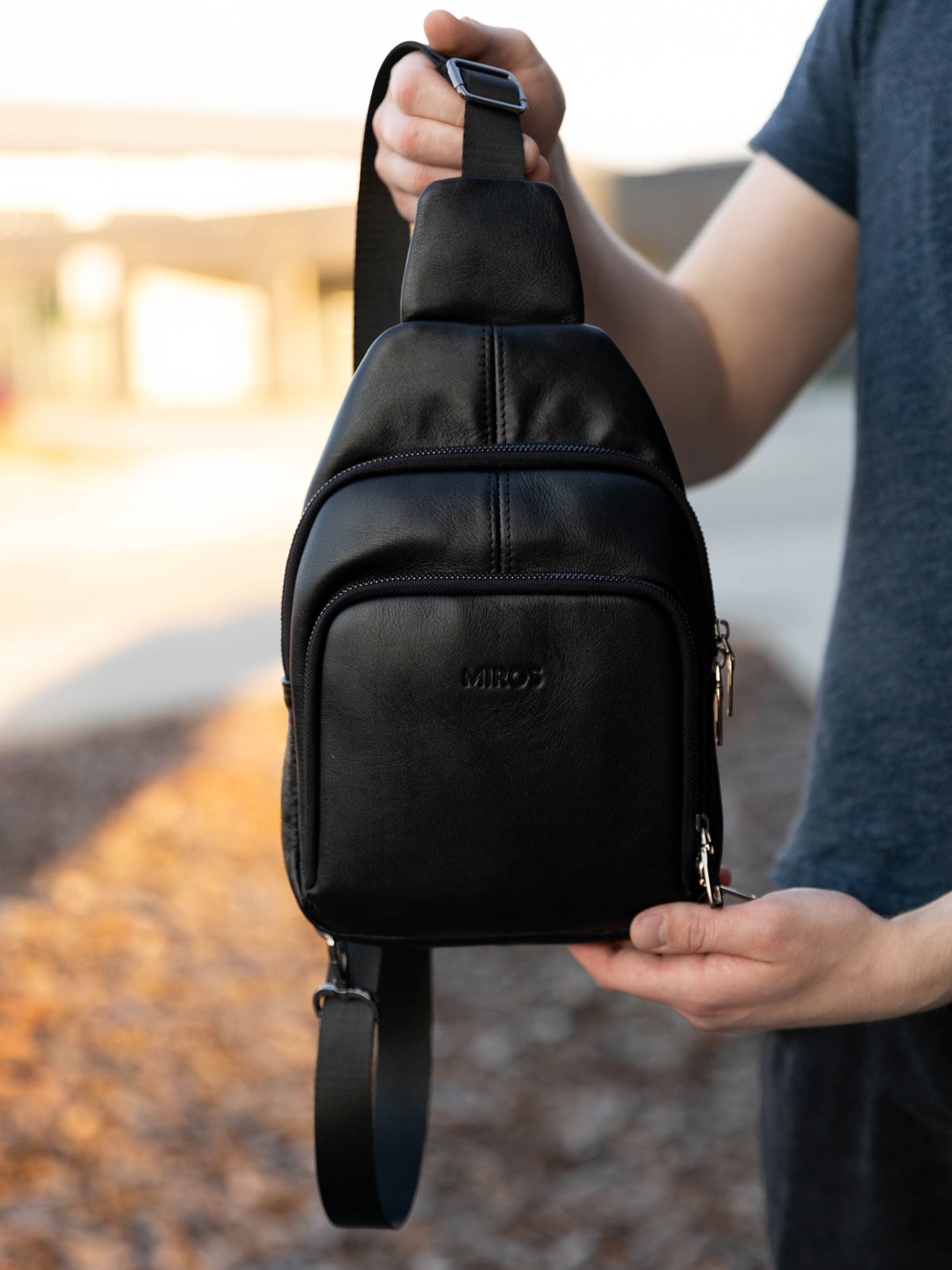 Modern Leather Backpack for Men - Versatile, Stylish, and Durable! - Etsy
