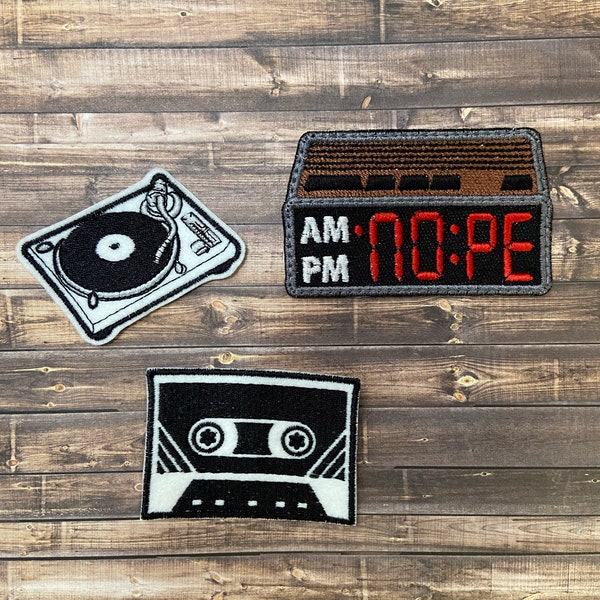 Large Record Patch - Etsy
