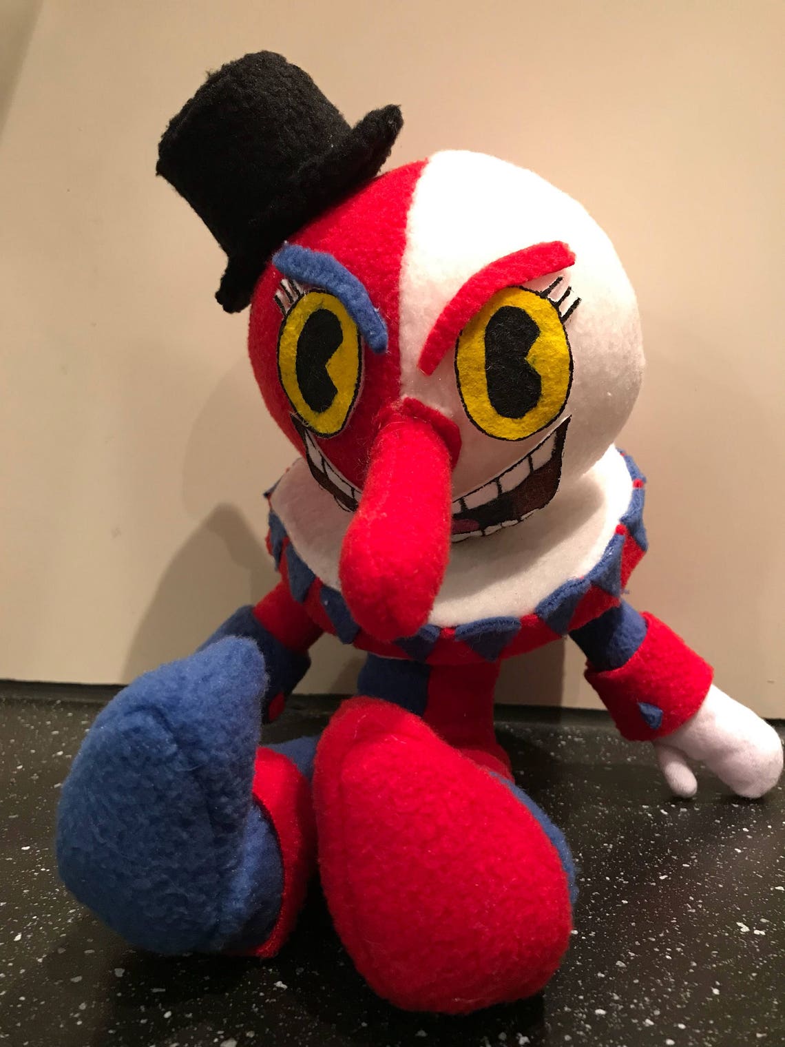 Beppi the Clown Plushie with Squeaker unofficial - Etsy