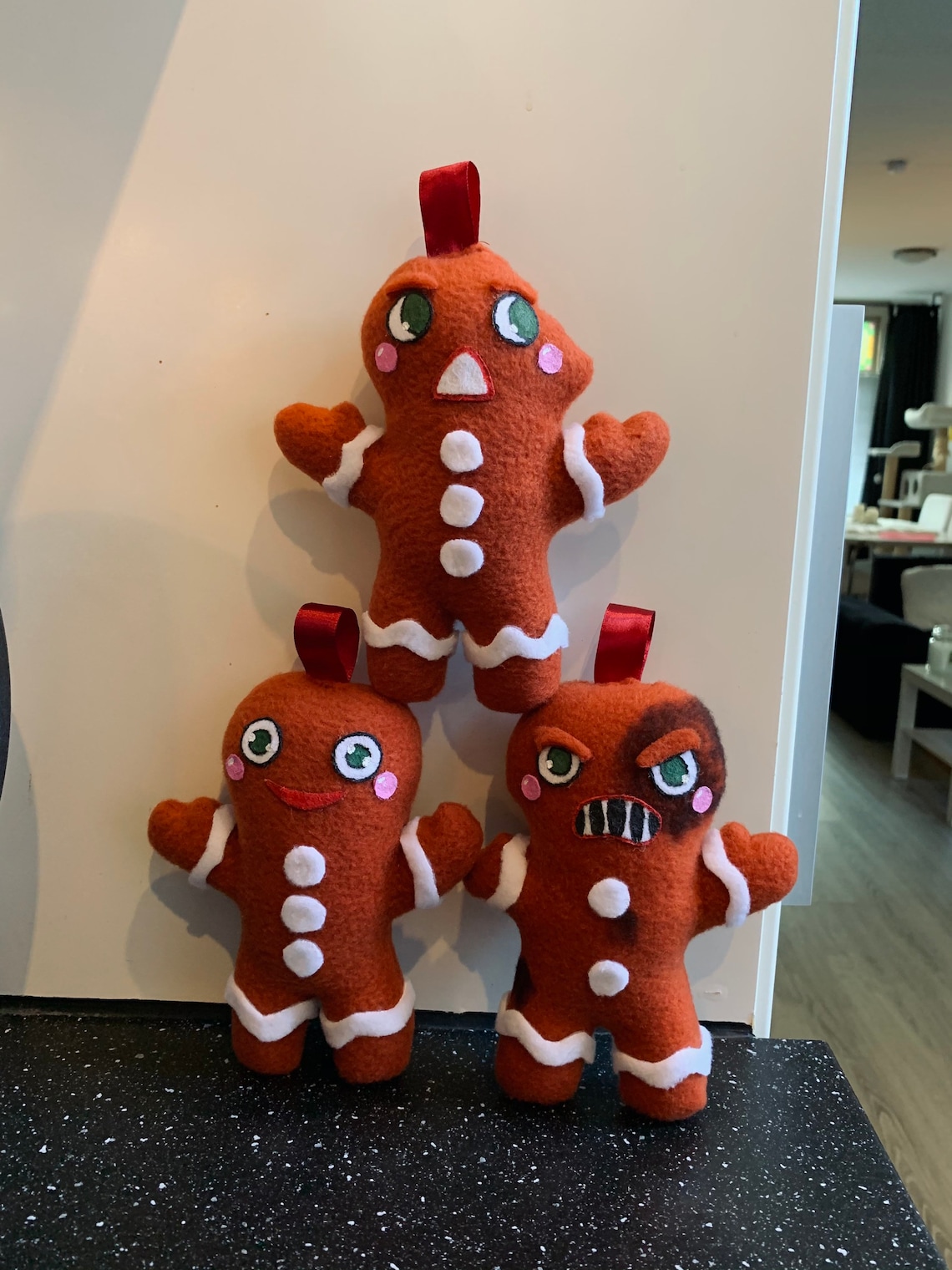 Gingerbread Men Ornaments krampus Life Sized /handmade - Etsy