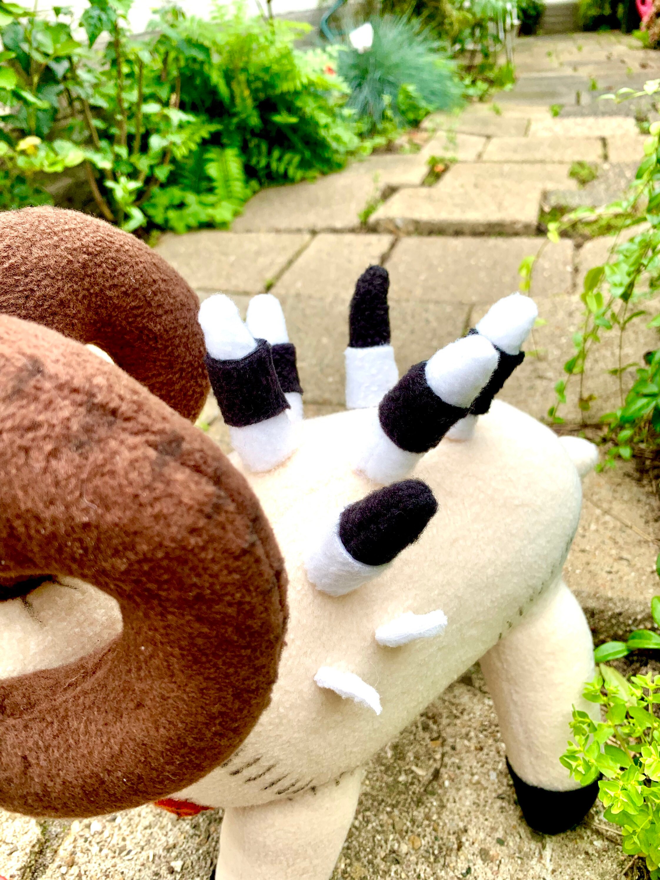 Sheepsquatch Plushie - Cryptid- Games- Cosplay - Etsy