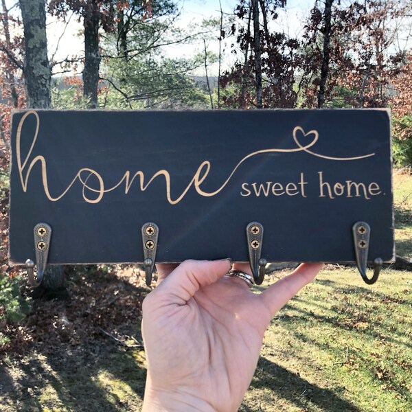 Home Sweet Home Key Holder - Etsy