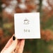 Mini Tea Sign, Tea Bar Decor, Mini Signs, Tiny Sign - Etsy