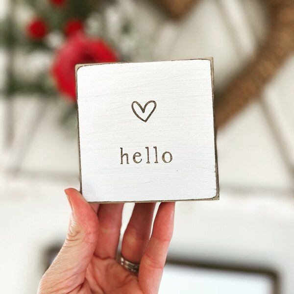 Hello Sign - Etsy