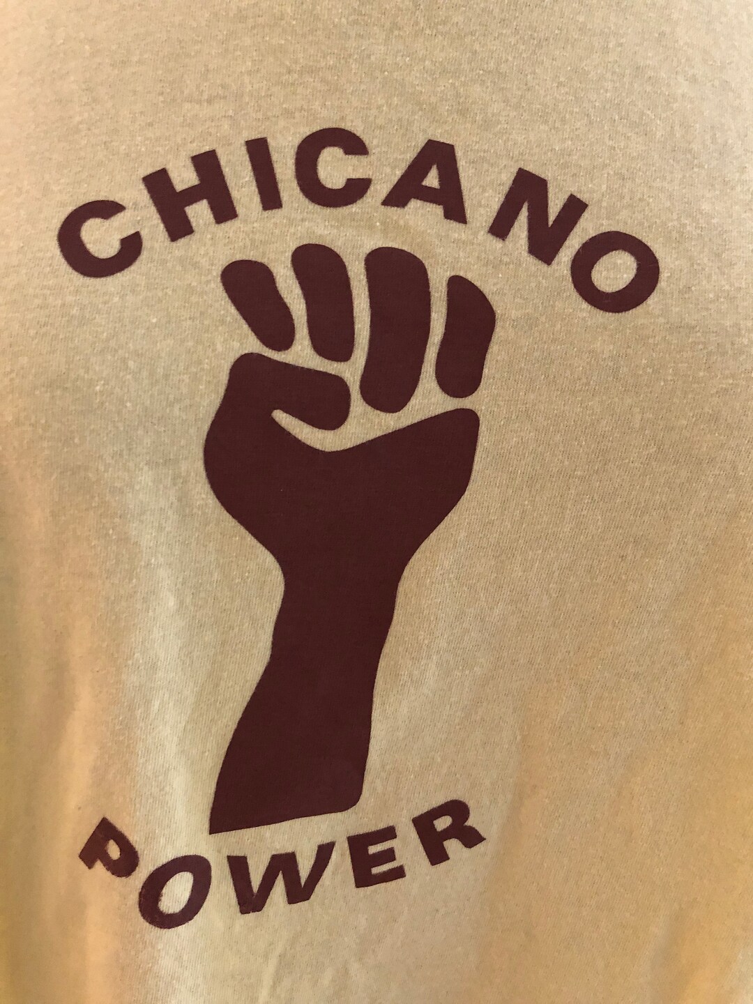 Original 70'a Chicano Power Decal on a T-shirt of Your Choice. Just ...