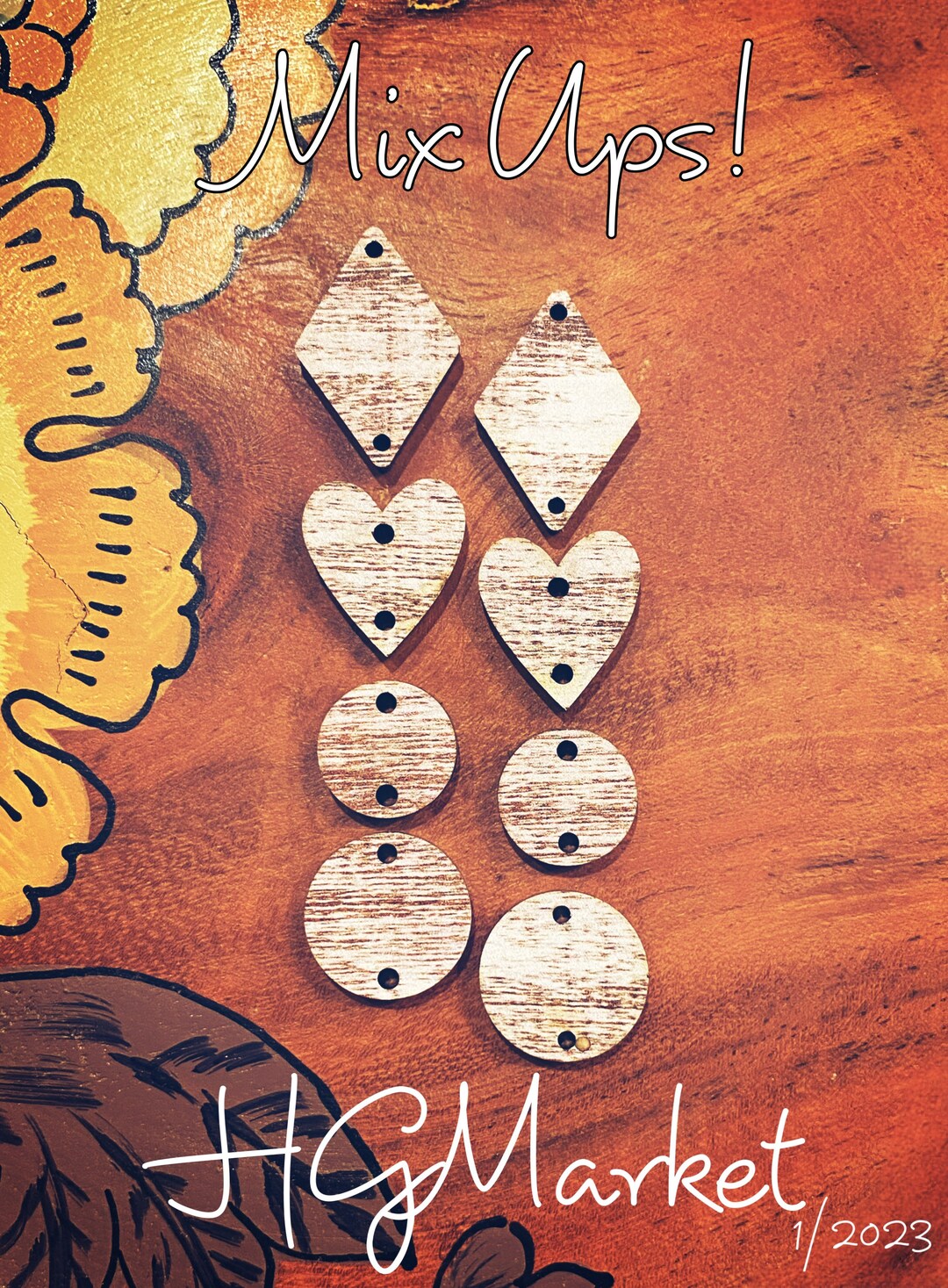 Mix Ups Dangle Plain Shapes Bundle Earring SVG File Laser - Etsy