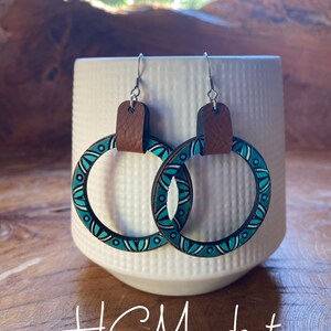 Hoop and Dangle Earring SVG File Laser Bundle - Etsy
