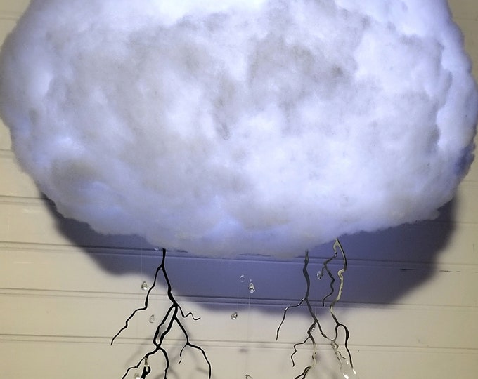 Cloud Lightning Storm Light Up. Battery or Plug In. Bluetooth - Etsy