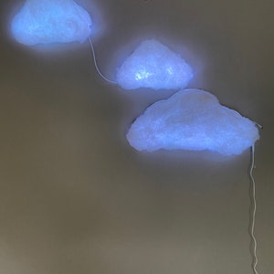 Light up Cloud, 24” Wall Hanging Plugin Cloud, Multi Color, Room Decor ...
