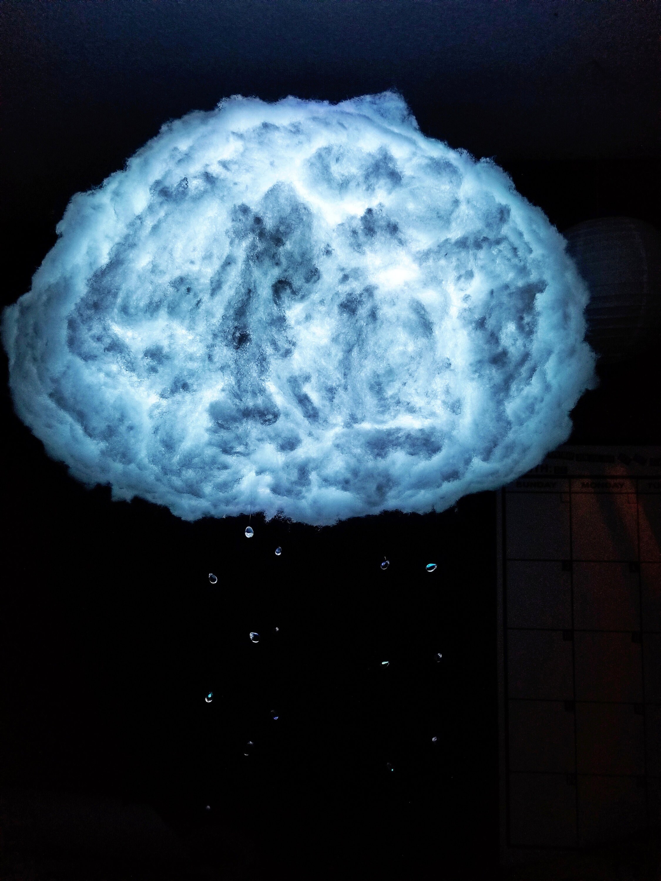 Led Bluetooth Music Reactive Light up Cloud Pendant Light. | Etsy