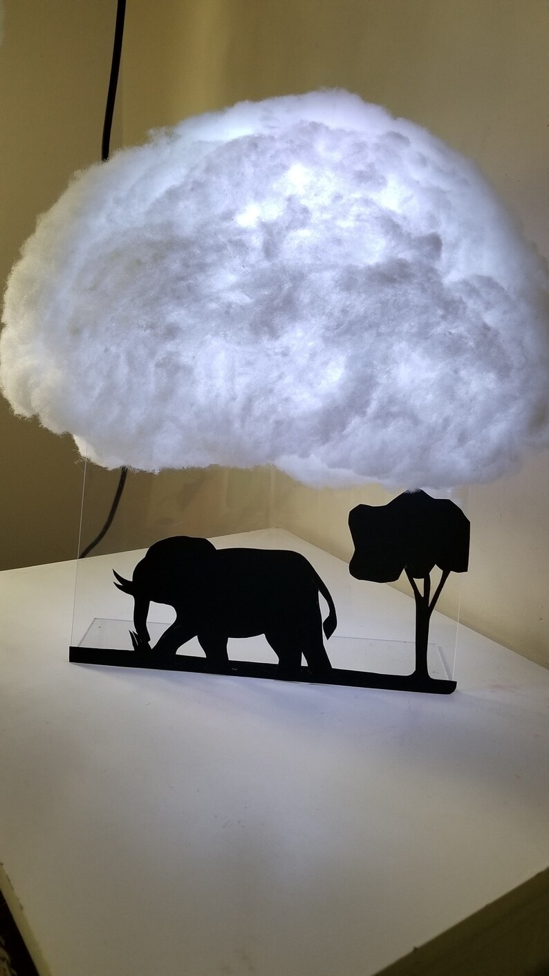 Light up Cloudstable Top Cloud Lamp L Battery and Remote. - Etsy