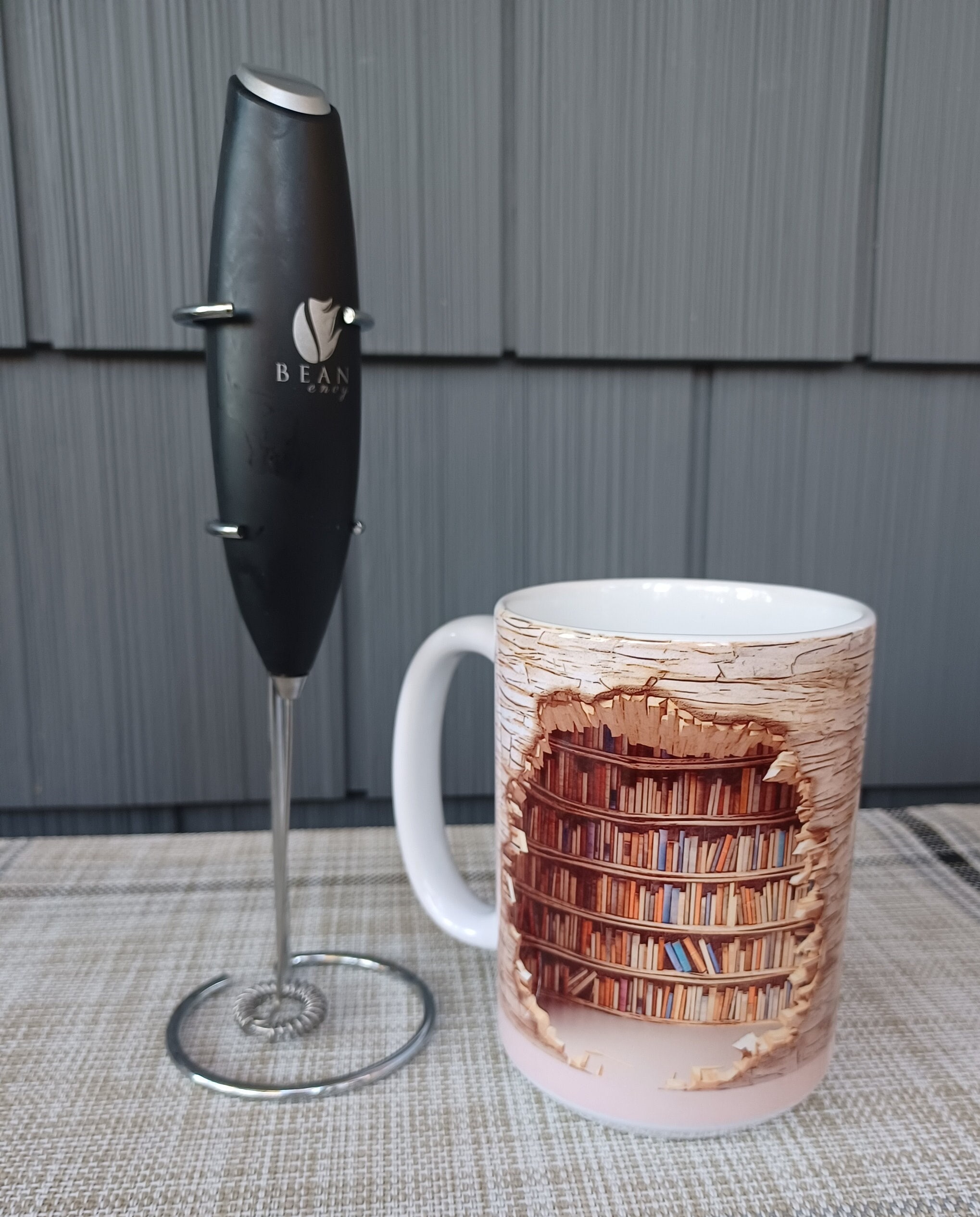 3D Bookshelf Mug 15 Oz Coffee Mug 3D Library Book Book - Etsy