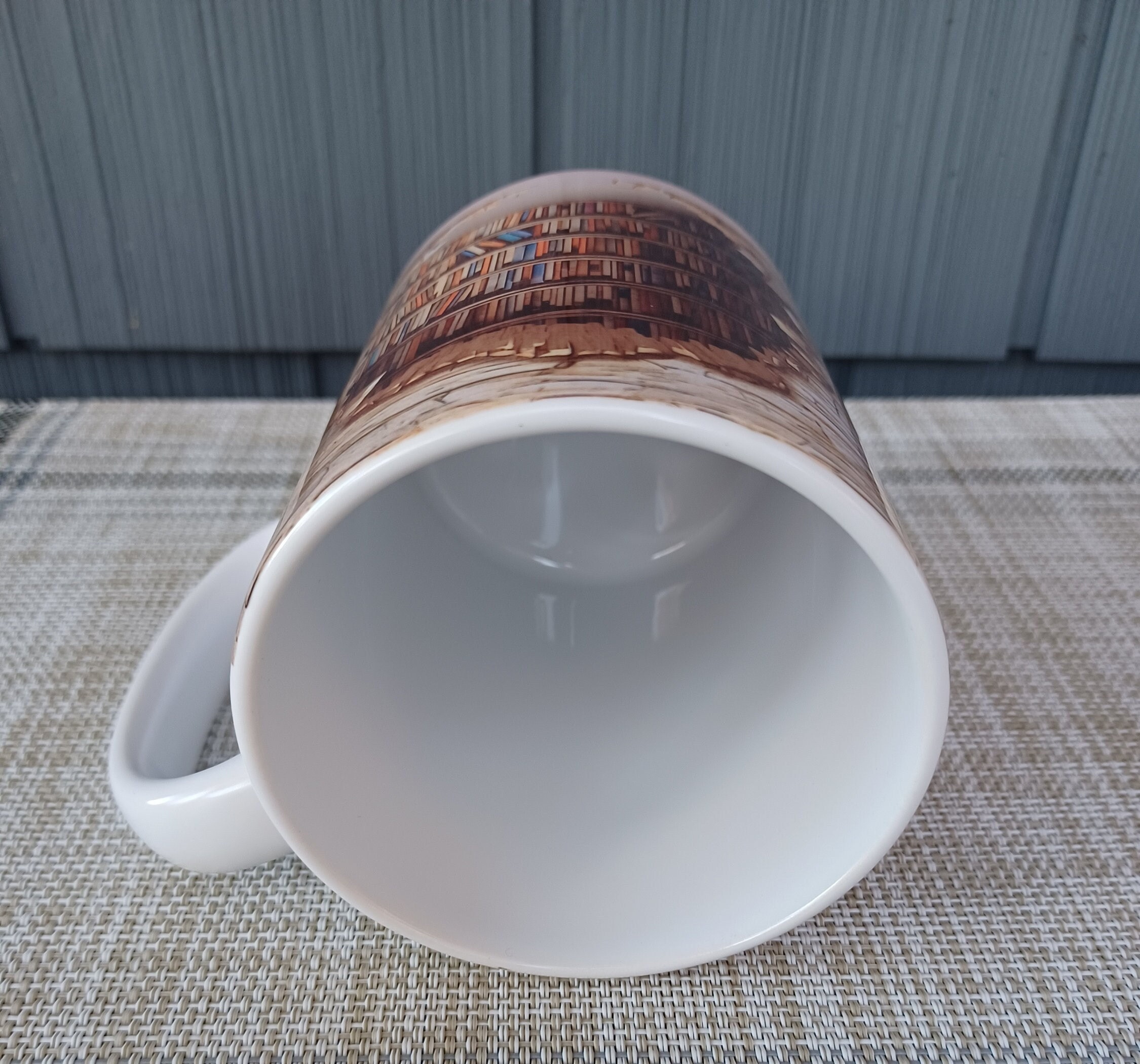 3D Bookshelf Mug 15 Oz Coffee Mug 3D Library Book Book - Etsy