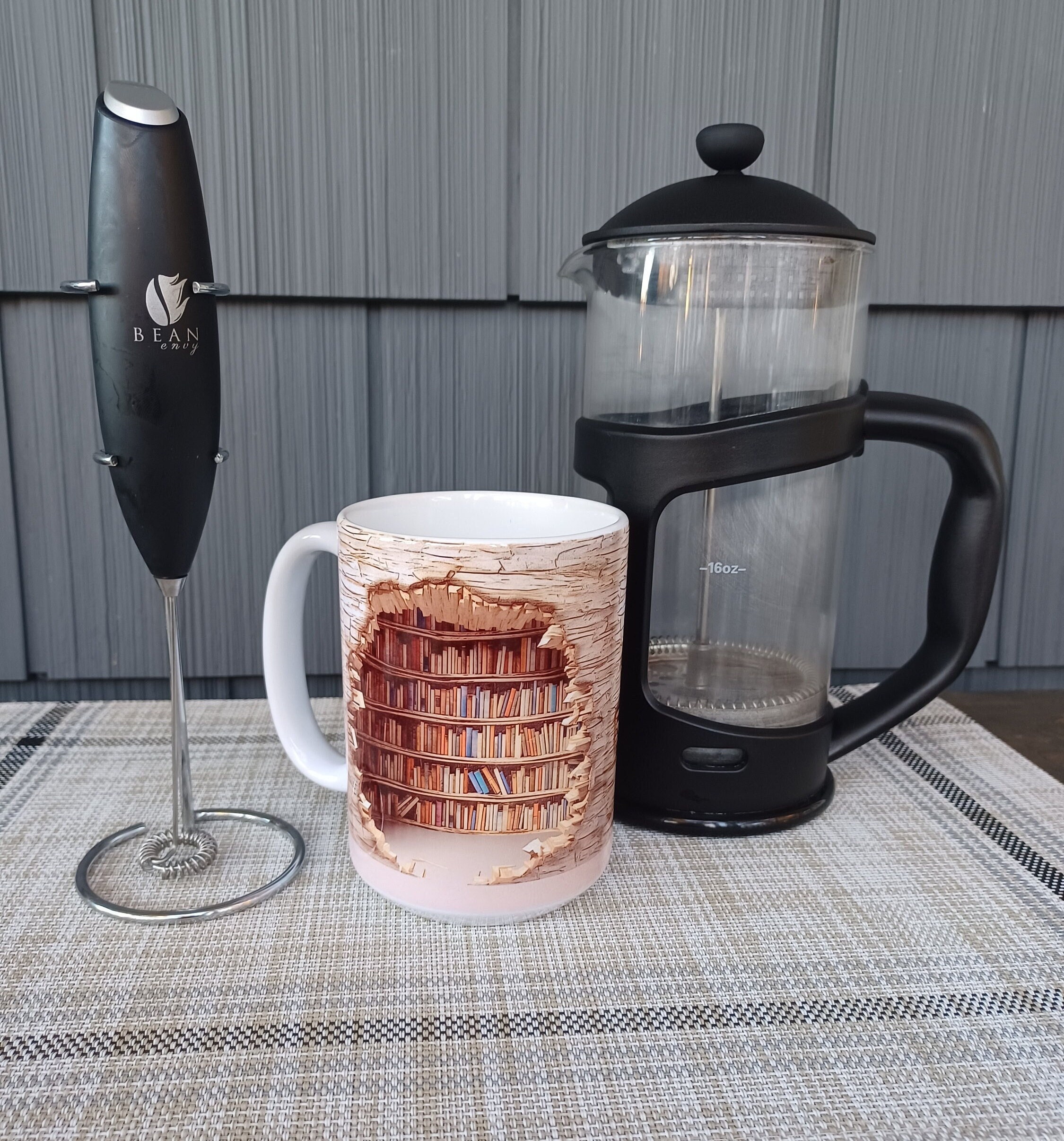 3D Bookshelf Mug 15 Oz Coffee Mug 3D Library Book Book - Etsy