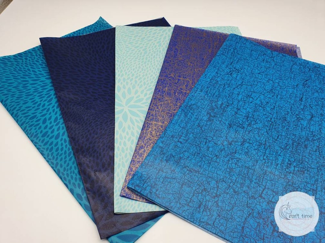 BLUE Full Size A3 Decoupage Decopatch Paper Collection Craft - Etsy