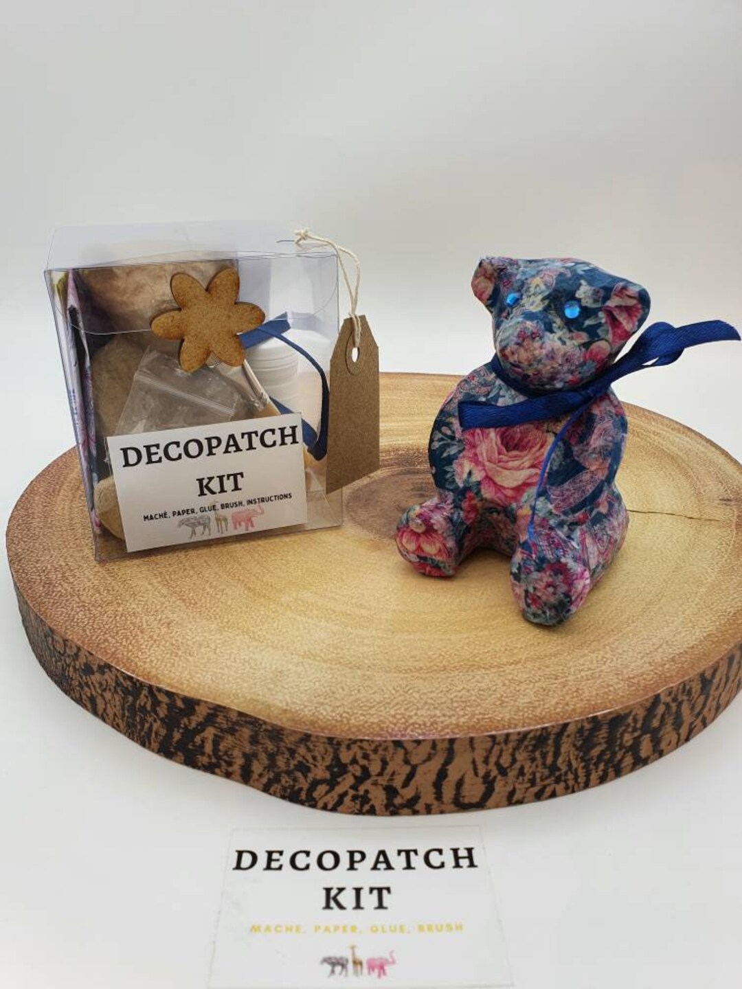 Small Decopatch Bear Kit Bear Craft Kit Model Bear Make a - Etsy España