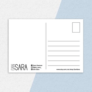 Carden Post Cymraeg 'cariad Yw Cariad' Llwy Bren Enfys // Welsh 'love ...