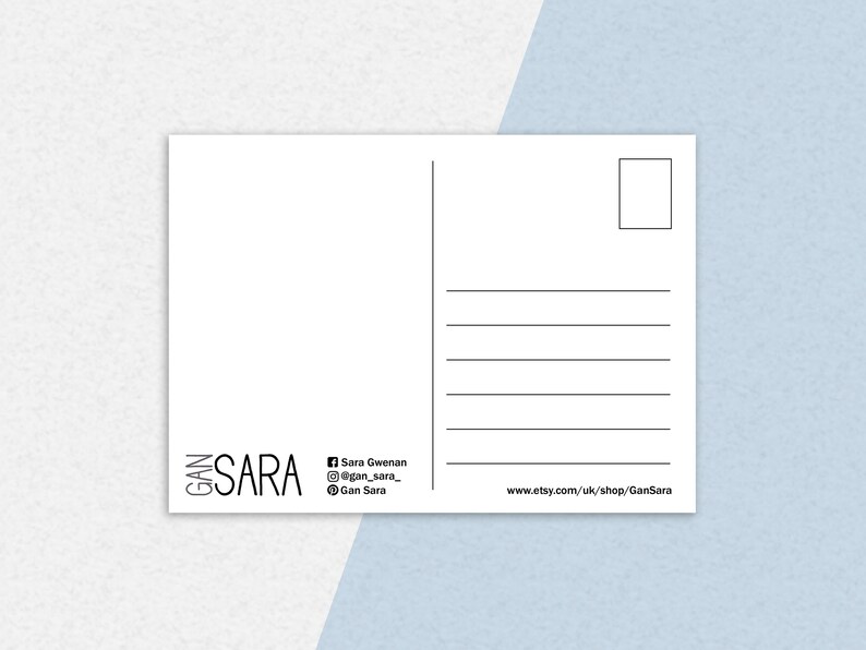 Carden Post Cymraeg 'cariad Yw Cariad' Llwy Bren Enfys // Welsh 'love ...