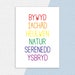 Carden Post Cymraeg Ystyr Fflag Enfys // Welsh Rainbow Flag Meaning ...