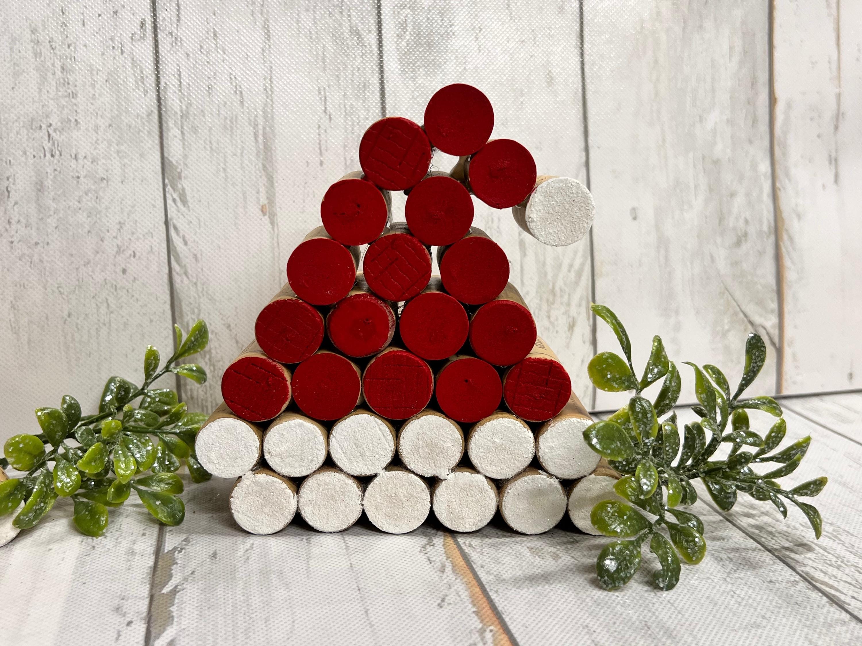 Cork Santa Hat Decoration - Etsy