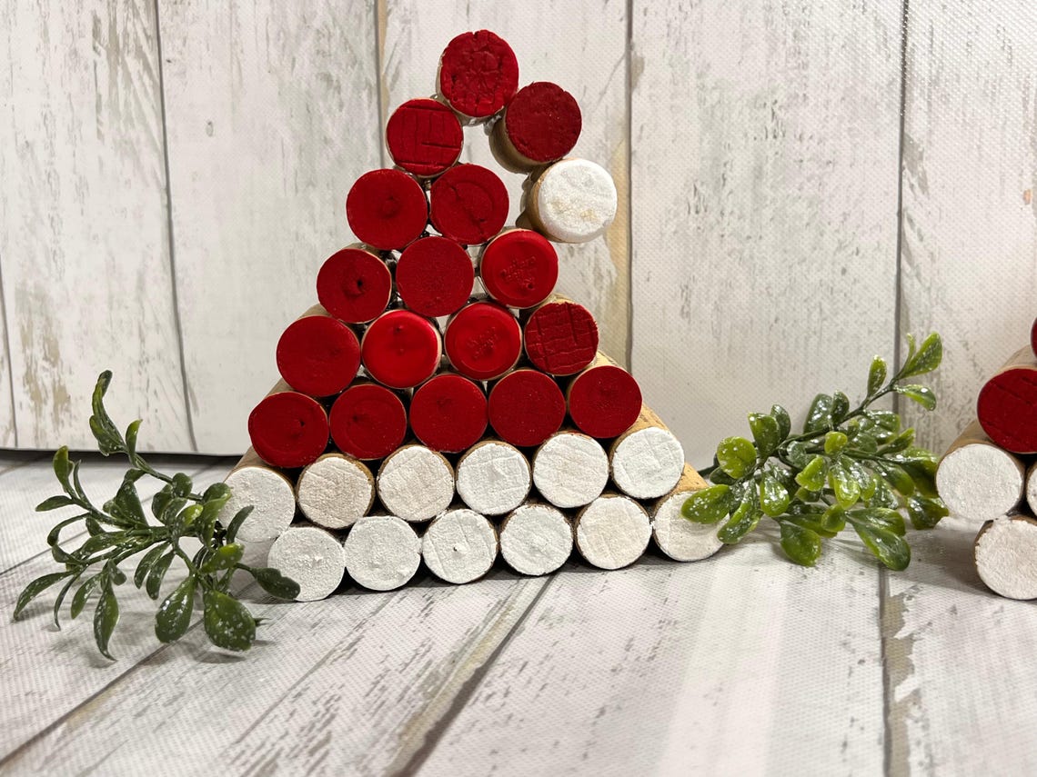 Cork Santa Hat Decoration - Etsy