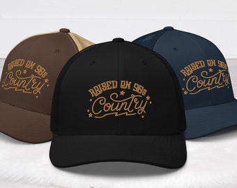 Raised on 90s Country Trucker Hat - Etsy