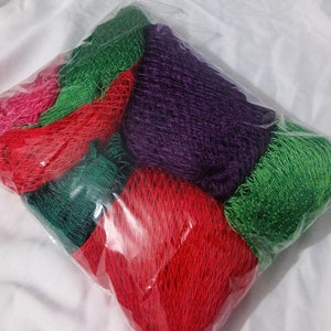 African Bath Sponge, 5 in a Pack West Africa Bath Sponge, Shower Sponge ...