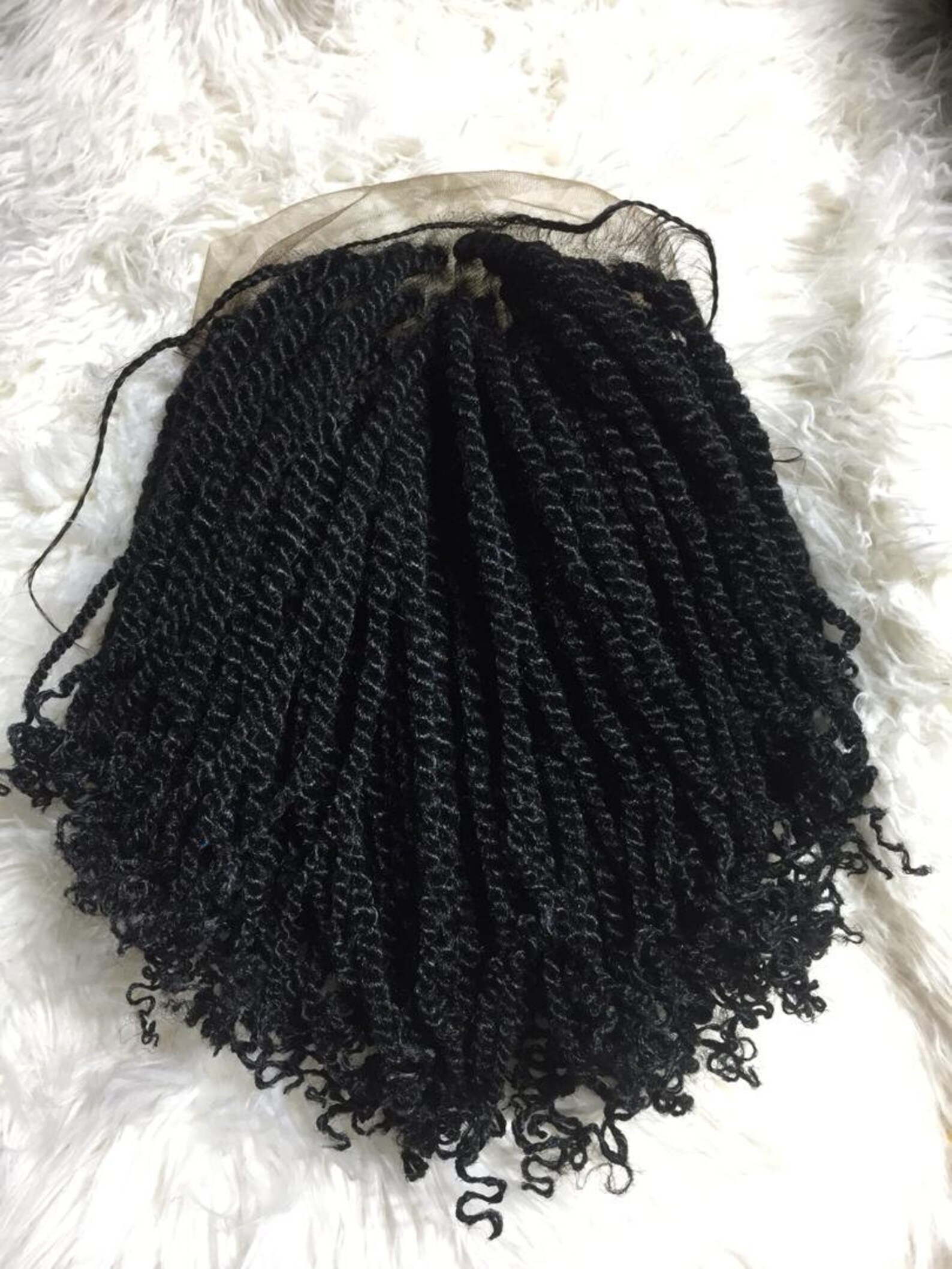 Kinky Twist Braid Wig, Twisted Wig, Frontal Kinky Wig, Frontal, Kinky ...