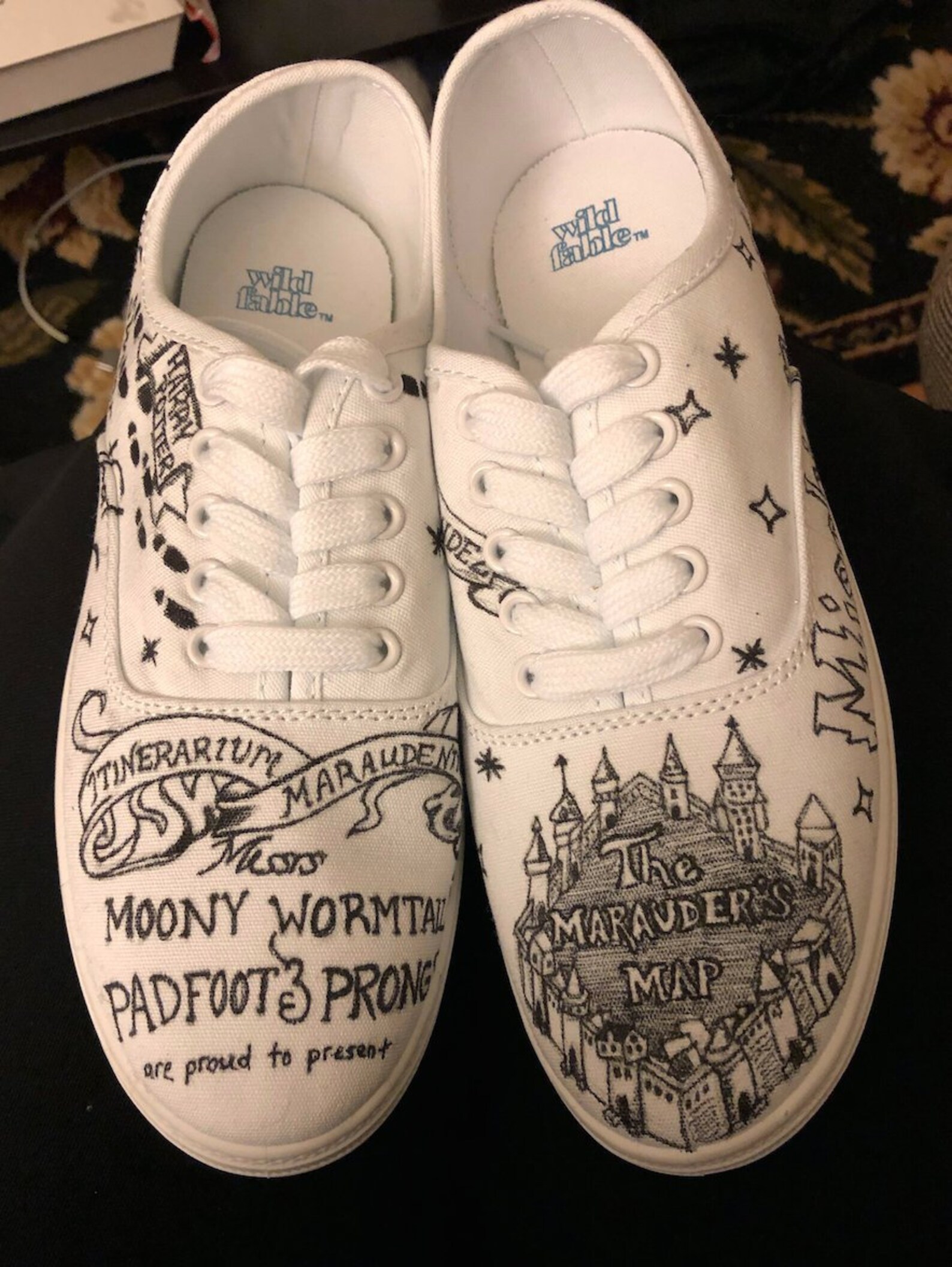 Harry Potter Marauder's Map Shoes - Etsy