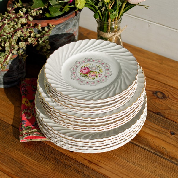 Antique French Porcelain Dinnerware - Etsy