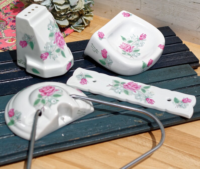 1950s ~ SINGER Limoges France La Rose Reine ~ French Vintage Fine ...