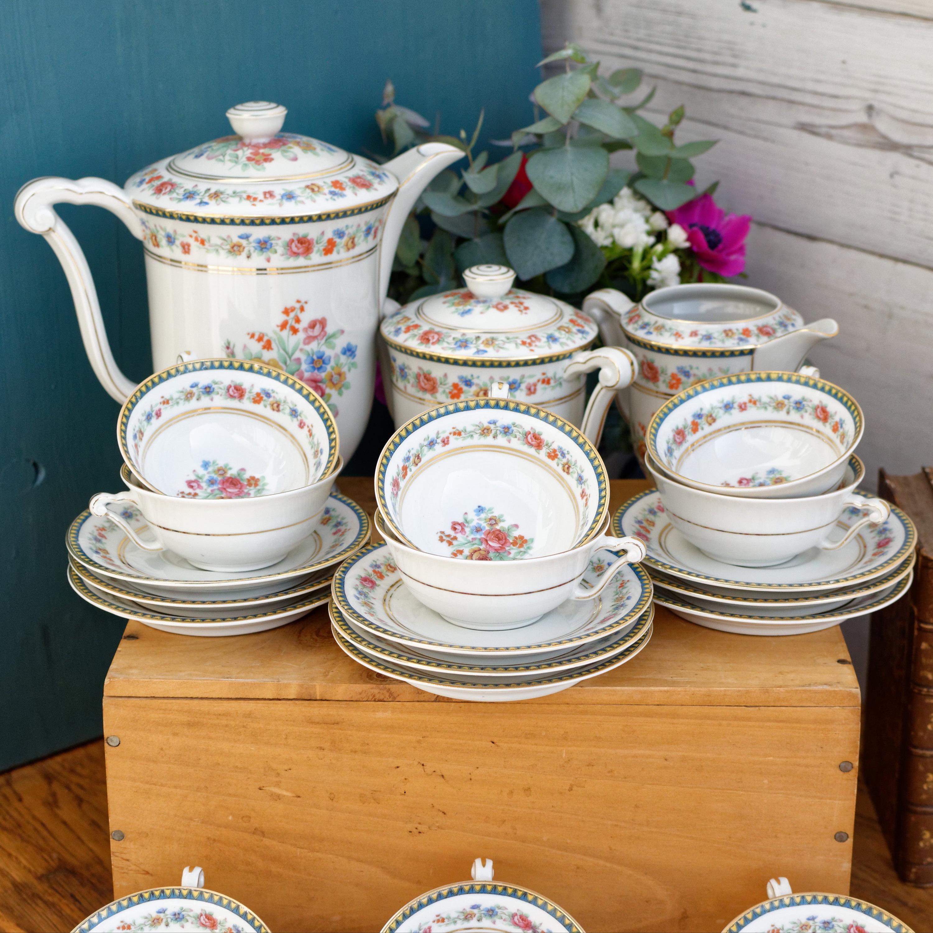1940s ~ Raynaud & Co Rand C LIMOGES France ~ French Antique Fine ...