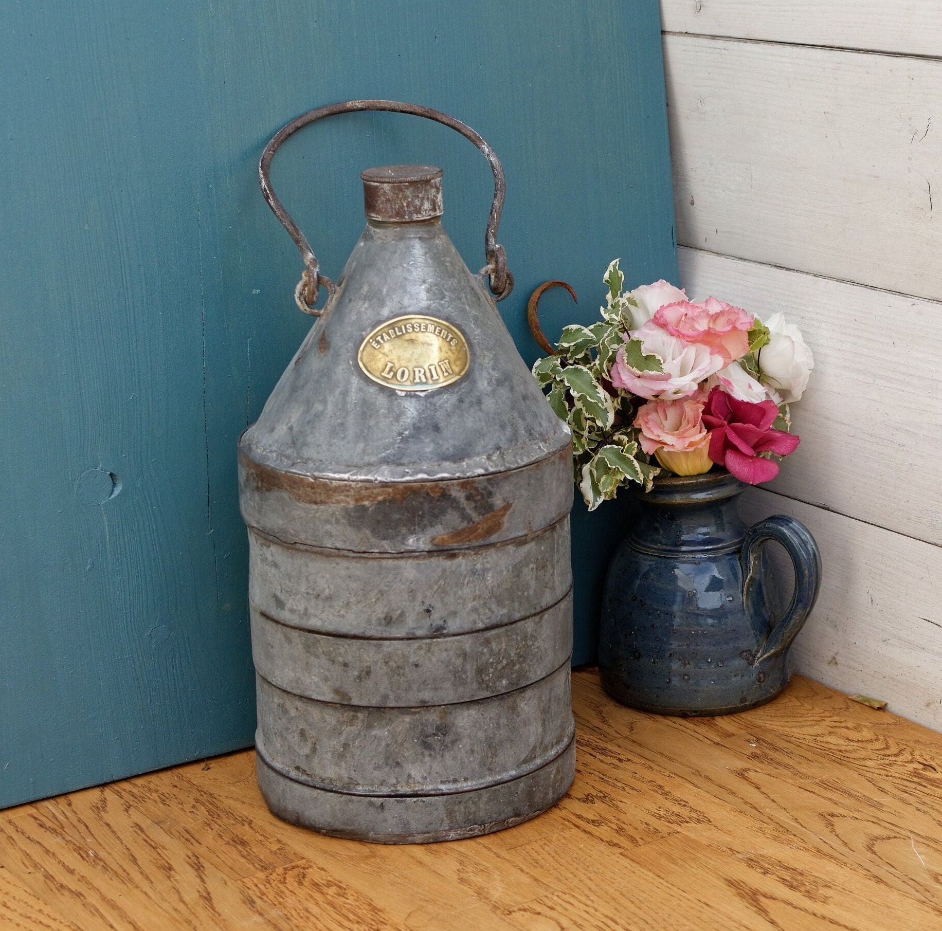 1890s/1900s ~ French Antique Fuel (oil, Gas, Kerosene) Canister ...