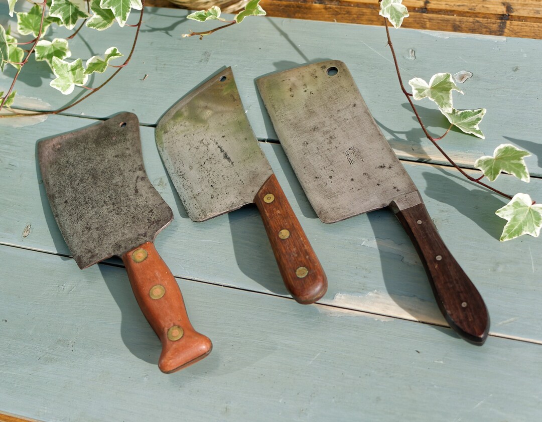 1920s ~ French Vintage Chef Knife ~ Butcher Knife Chef Knife ~ Meat ...