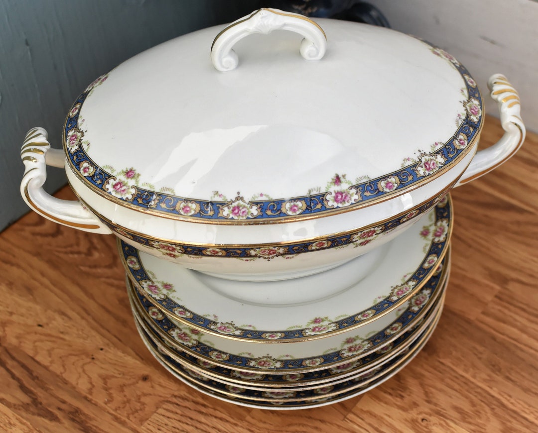 1930s ~ LIMOGES ~ French Antique Fine Porcelain China Serving Piece ...
