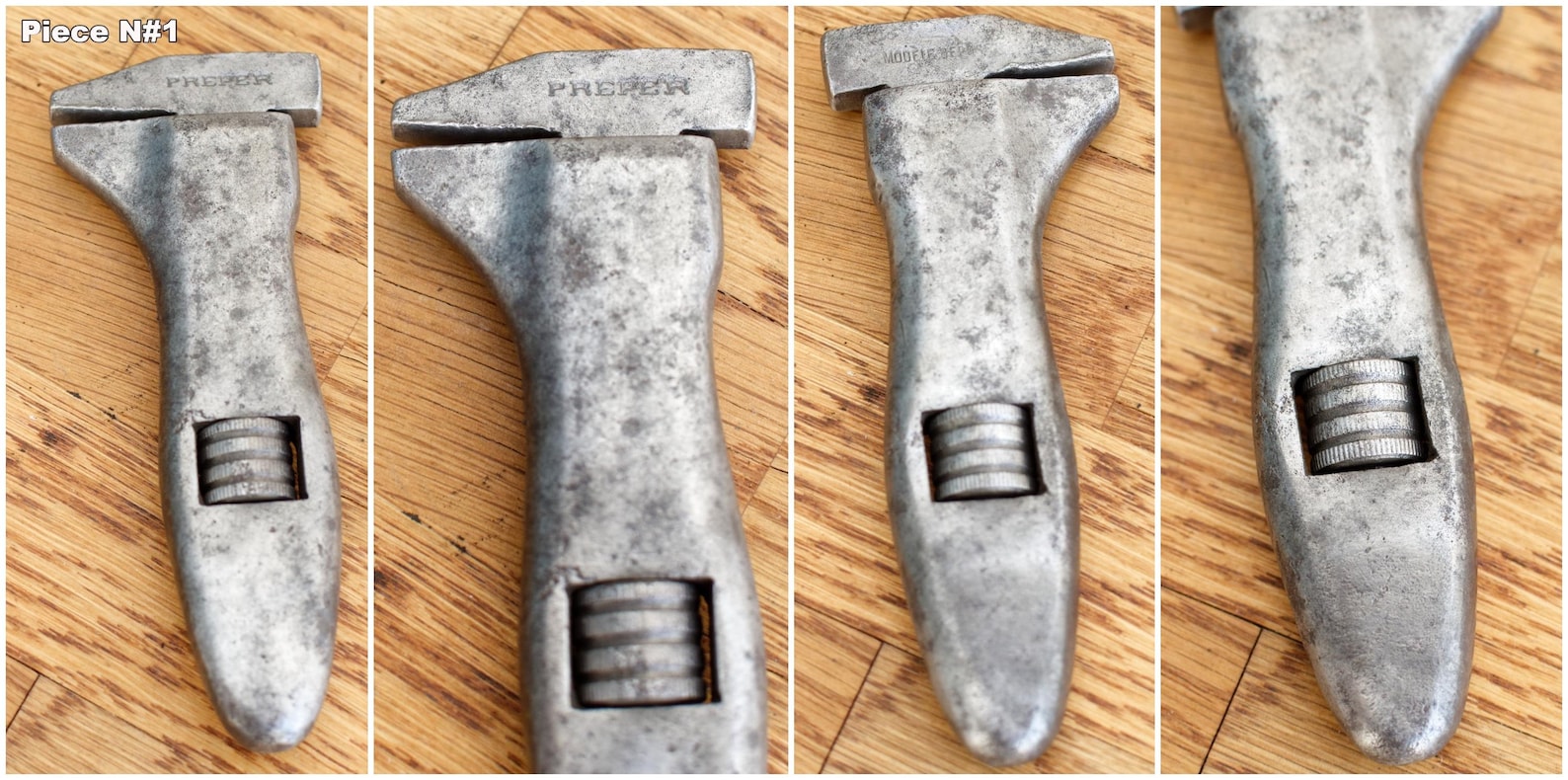 1900s ~ French Antique Mini Adjustable Wrench Spanner PREFER BULLDOG ...