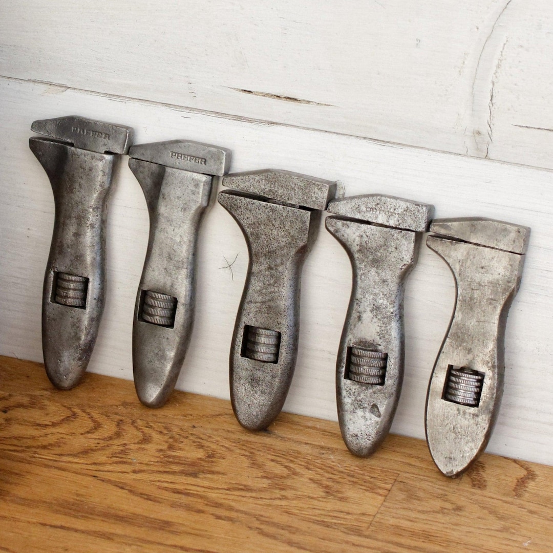 1900s ~ French Antique Mini Adjustable Wrench Spanner PREFER BULLDOG ...