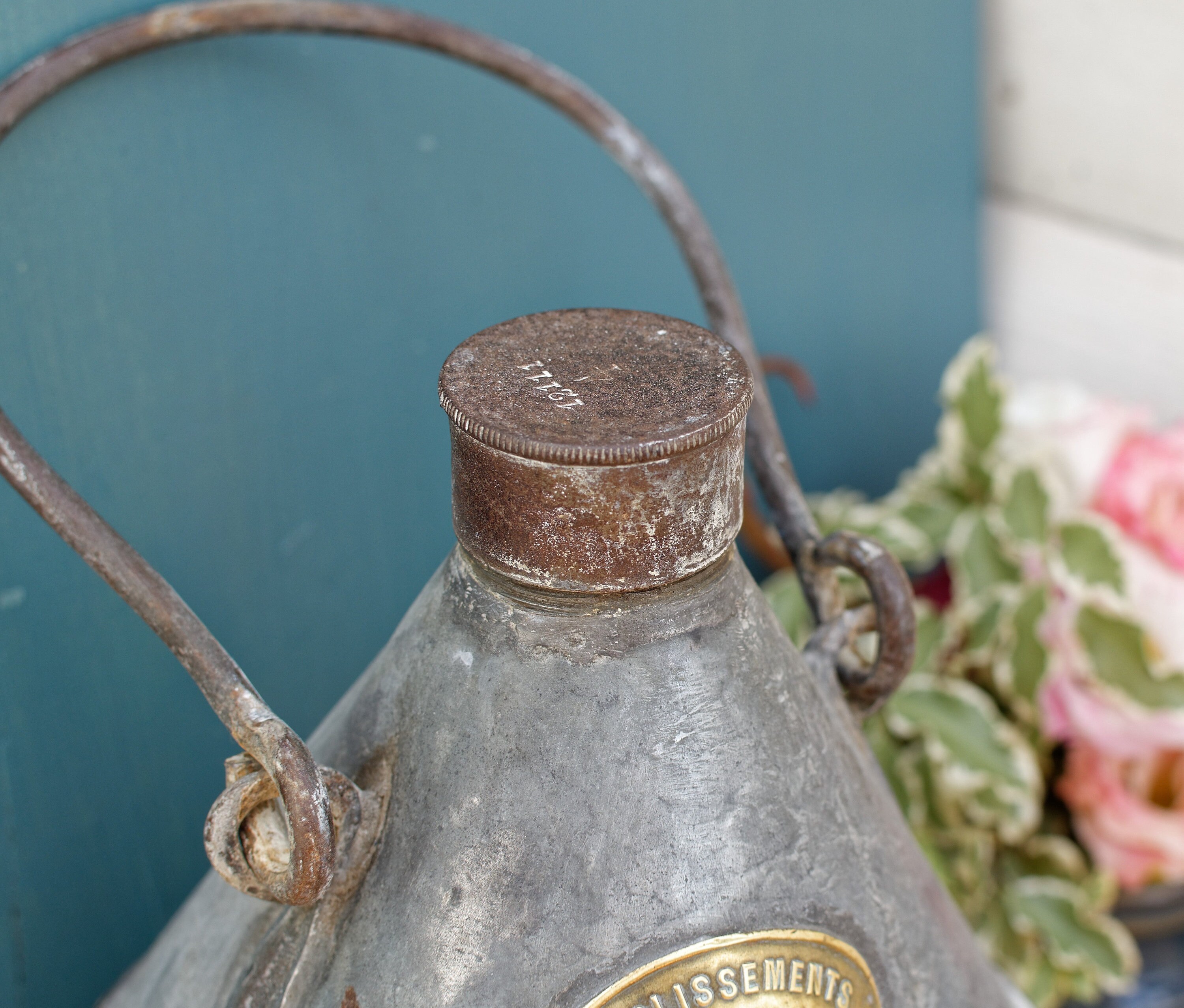 1890s/1900s ~ French Antique Fuel (oil, Gas, Kerosene) Canister ...