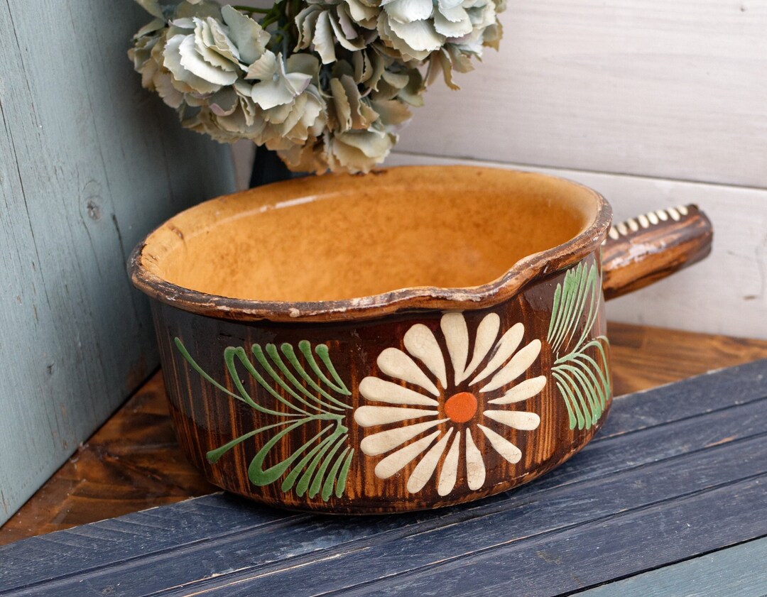 1950s ~ French Vintage Glazed Stoneware ~ ALSACE SOUFFLENHEIM ...