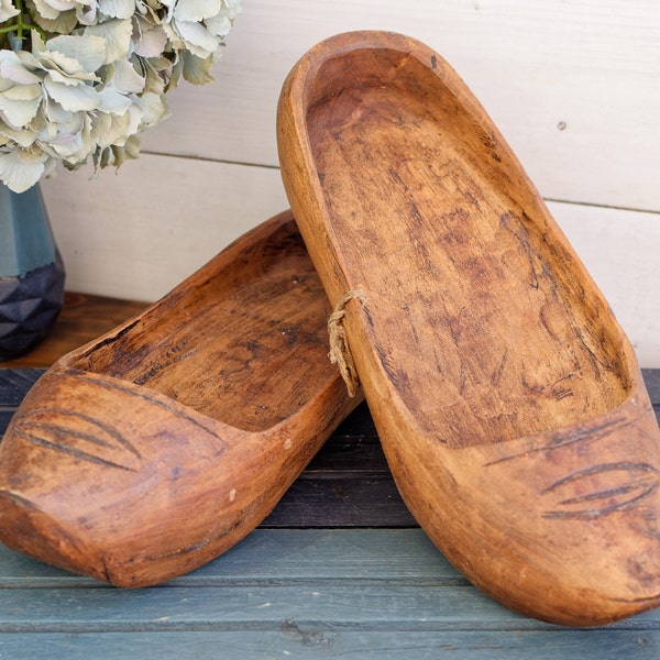 Antique French Clogs - Etsy
