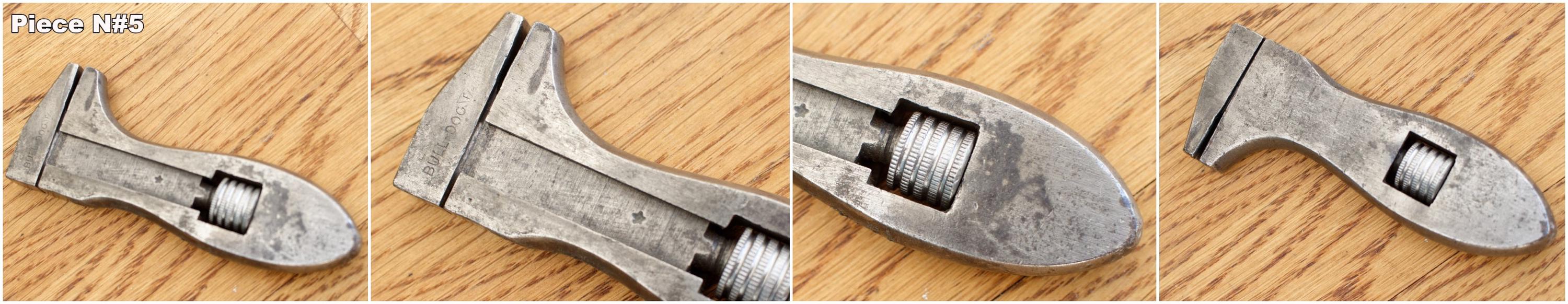1900s ~ French Antique Mini Adjustable Wrench Spanner PREFER BULLDOG ...