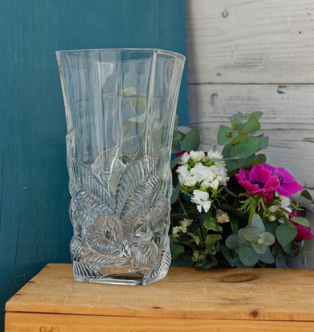 1970s ~ ARC France ~ French Vintage High Quality Glassware Leaf ...