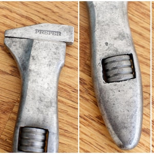 1900s ~ French Antique Mini Adjustable Wrench Spanner PREFER BULLDOG ...