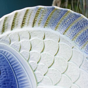 1950s ~ AR LR Sevres ~ French Vintage BARBOTINE Majolica Style Fish ...