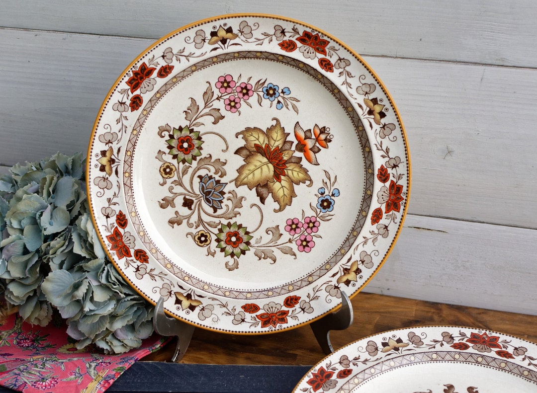 1860s ~RARE Collectible English Antique EARTHWARE Plate ~ Wedgwood Fine ...