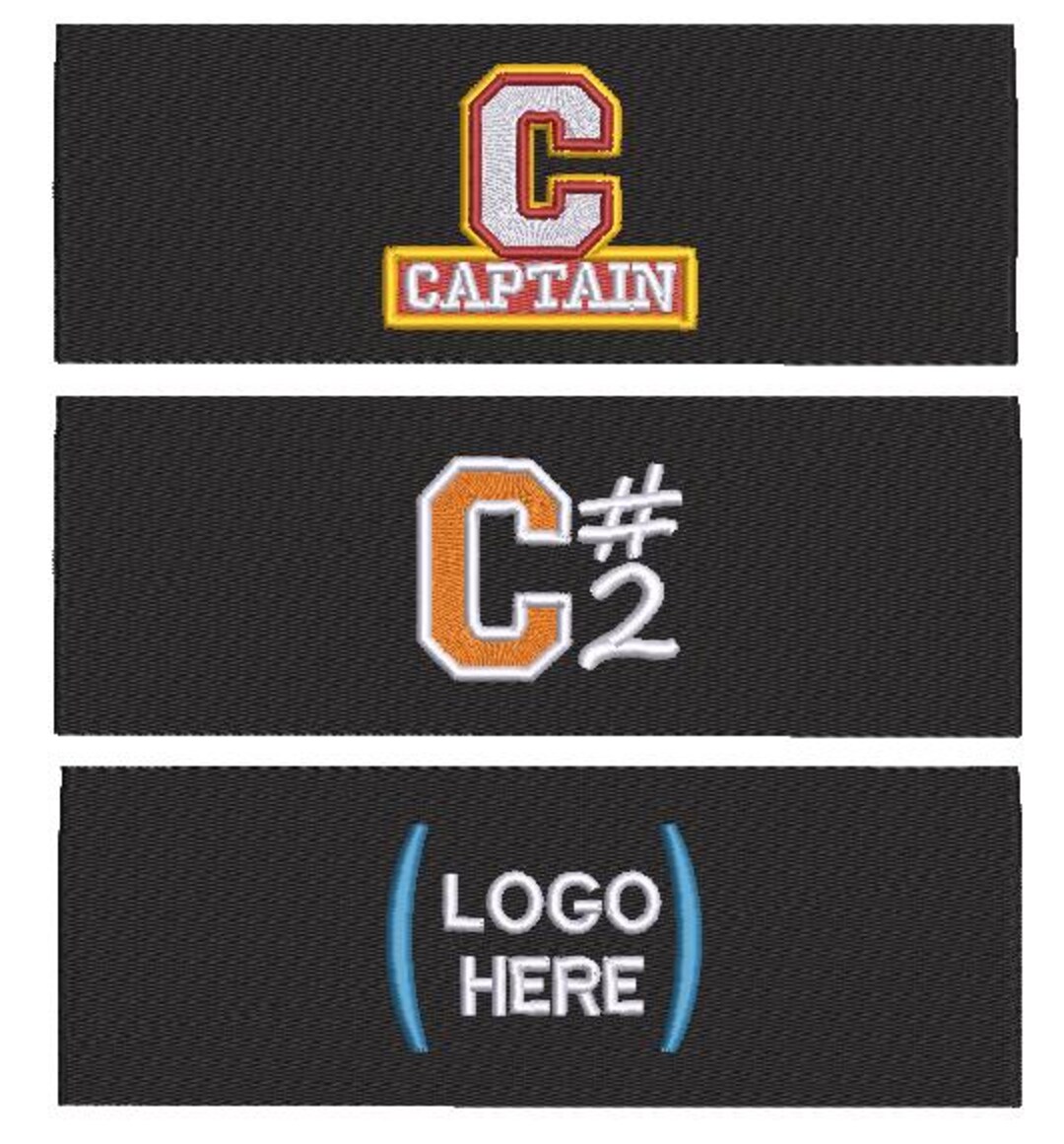 Custom Personalized Captain Bands Hook and Loop Fastener, Football ...